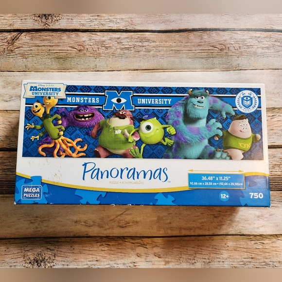 Disney | Toys | Rare Disney Panorama Puzzle Monsters University ...